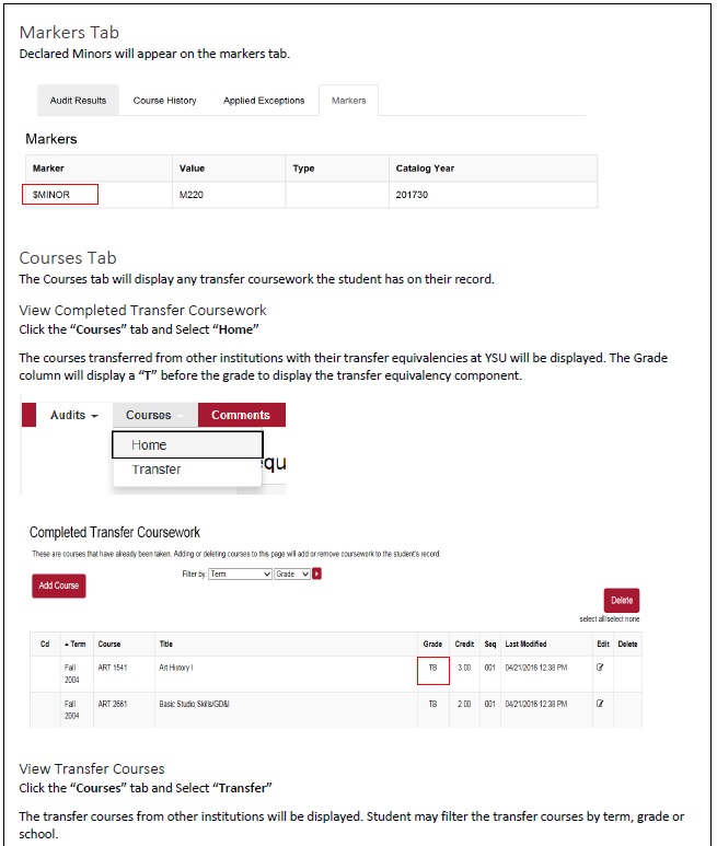 Complete a Degree Audit | YSU